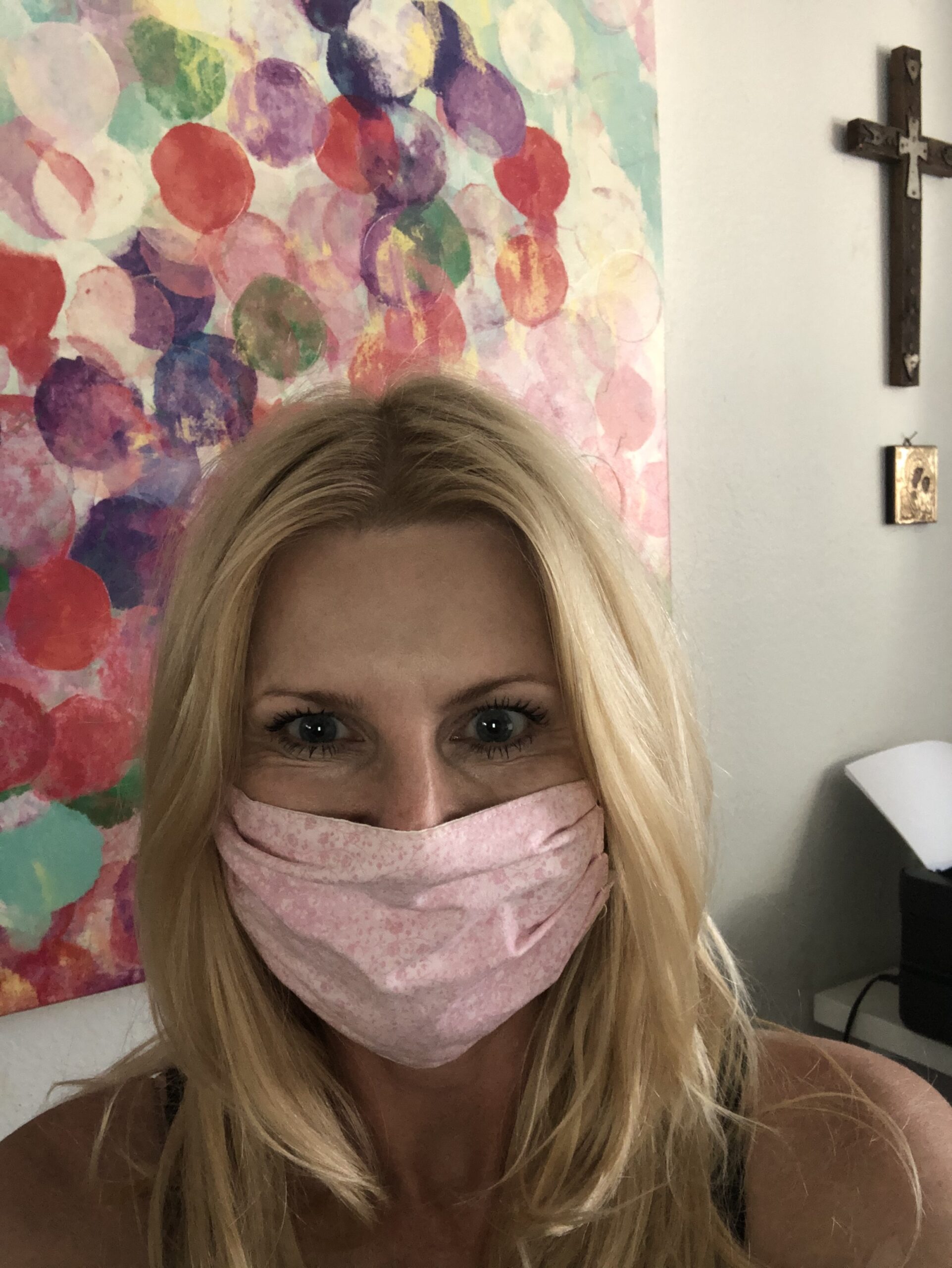 How cool is my new mask? | tiffani goff